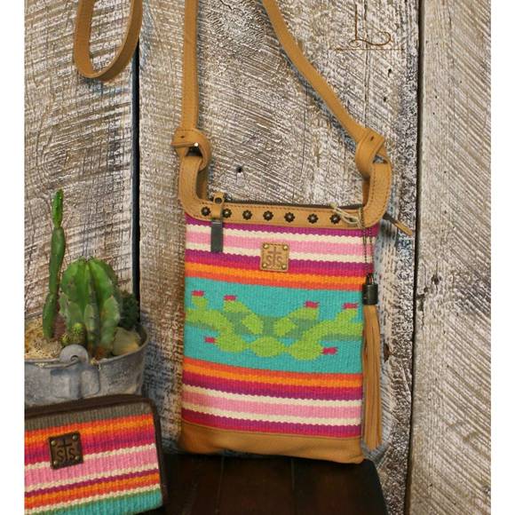 STS Ranchwear | Bags | New Sts Ranchwear Cactus Serape Crossbody Bag In ...